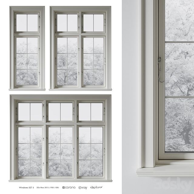3dline – Classic window 5 0 – 3D Models – Download 3DLine.Net